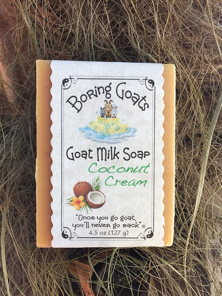 Coconut Cream Soap – Boring Goats