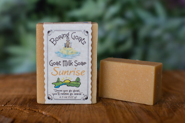 Sunrise Soap – Boring Goats