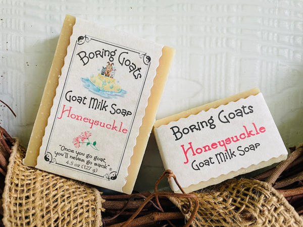 Honeysuckle Soap – Boring Goats